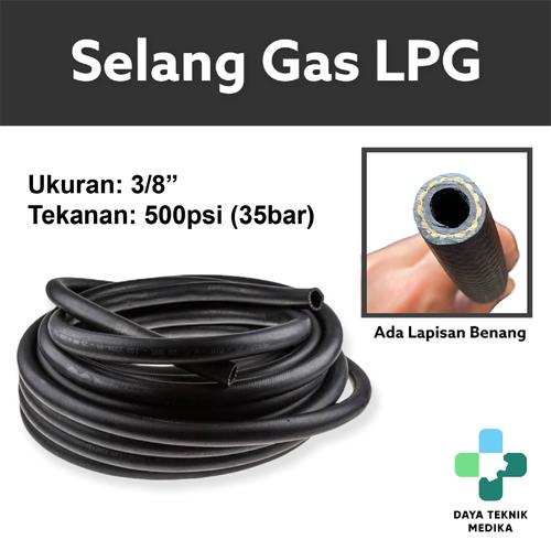 Jual Selang Gas LPG 3/8" - Rubber Hose - Hitam - Jakarta Pusat - Daya ...