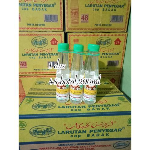 Jual larutan penyegar cap badak botol 200ml & 500 ml - 1 dus 200ml - Jakarta Timur - Saven acc ...