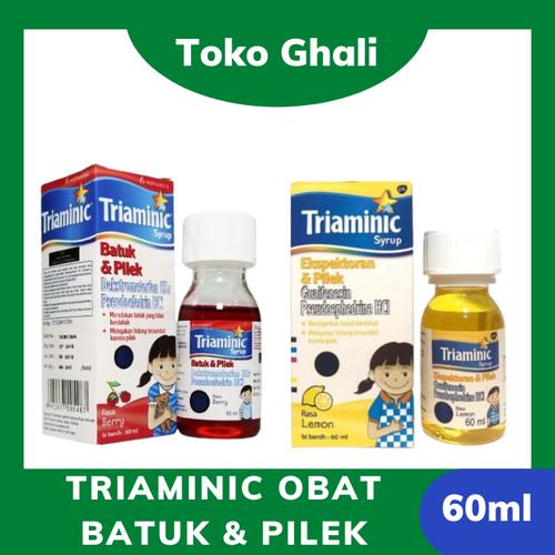Jual TRIAMINIC OBAT BATUK BERDAHAK TIDAK BERDAHAK DAN PILEK 60ML - Buah ...