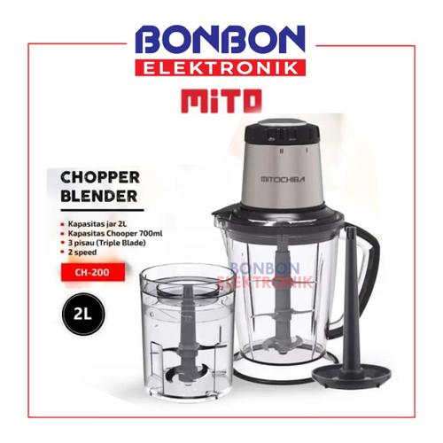 Promo Mitochiba CH 200 Food Chopper Blender Bumbu dan Daging / MITO ...