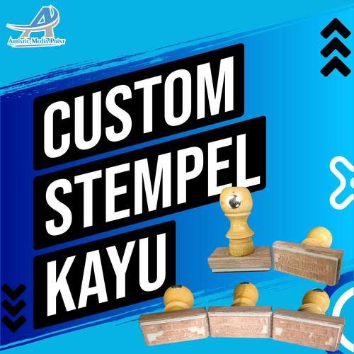 Jual Stempel Kayu Custom Stempel Karet Kayu Murah Berkualitas - 40x40mm ...