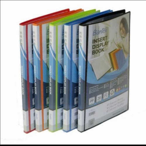 Jual BANTEX Insert Display Book Size A4 20 Pocket 3143 Mika ( PCS ...