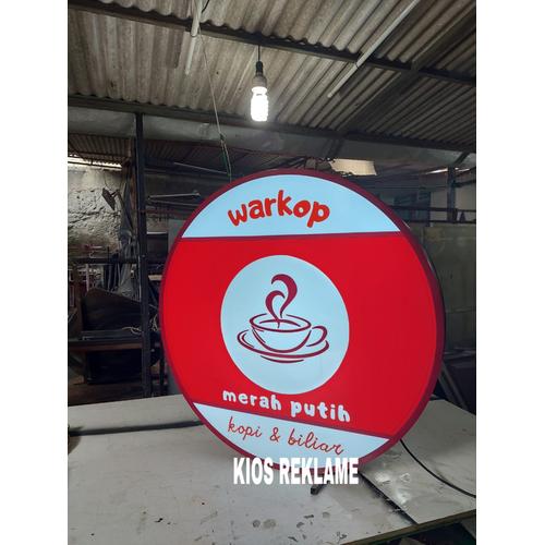 Jual Neon Box Bulat 100cm ( 1 sisi ) - Jakarta Barat - KIOS REKLAME ...