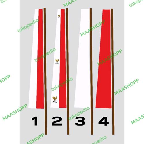 Jual bendera Umbul umbul layur gandeng 4,5m berkualitas murah - 1 ...