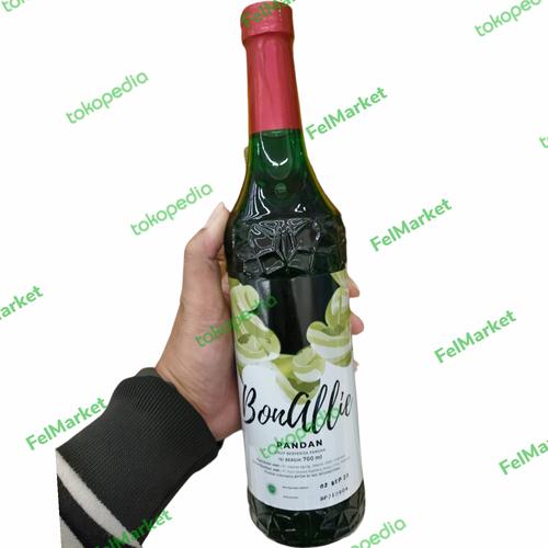 Jual Bonallie syrup rasa pandan | sirup berperisa pandan | 700 ml ...