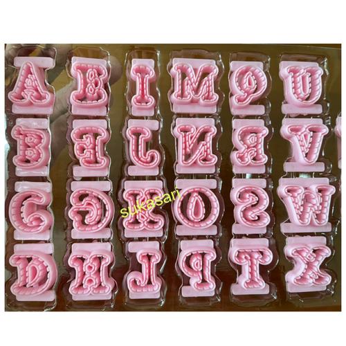 Jual Cutter Plastic Alphabeth no(11) cetakan Abcd huruf - Jakarta Barat ...