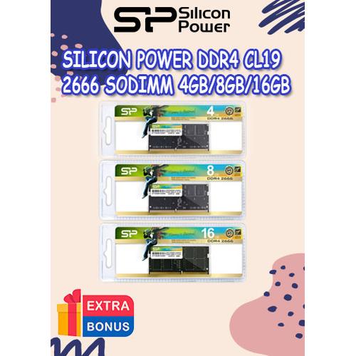 Jual Silicon Power DDR4 2666 CL19 SODIMM RAM Laptop/Notbook - 4GB 8GB ...