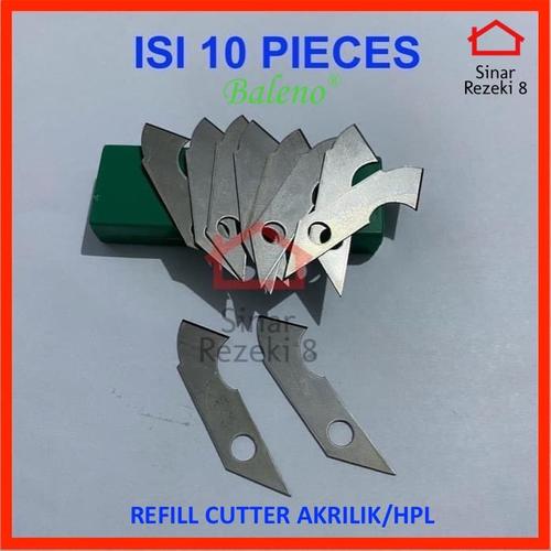 Jual Refill Isi Cutter Mata Pisau Akrilik Potong HPL / Acrylic Plastik ...