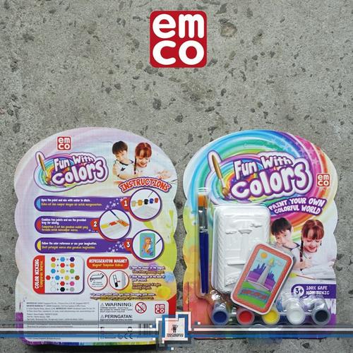 Jual Fun With Colors Coloring Mainan mewarnai Anak DIY Magnet Kulkas ...
