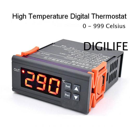 Jual High Temperature Controller 0-999c Thermostat Controler Termostat ...