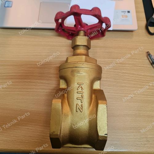 Jual Gate Valve Kuningan / Brass drat 2 1/2" inch DN65 Kitz / Kran ...