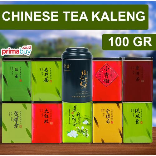 Jual Teh Cina kaleng 100 gram Chinese Tea Da hong pao Tie guan yin ...