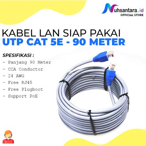 Jual Kabel UTP Cat5e 90m Kabel LAN UTP Cat 5e Panjang 90 Meter Bukan ...