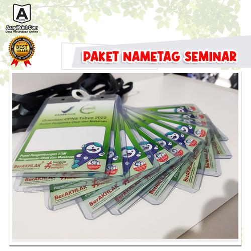 Jual PAKET NAMETAG ANGGOTA SEMINAR - KARTU TANDA PENGENAL ACARA EVENT ...