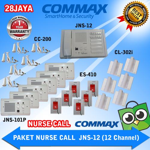 Jual PAKET NURSE CALL COMMAX - CENTRAL JNS-12 ( Channel ) - Jakarta ...