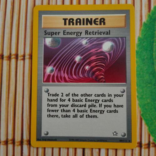 Jual Kartu Pokemon Trainer Super Energy Retrieval 89/111, Neo Genesis ...