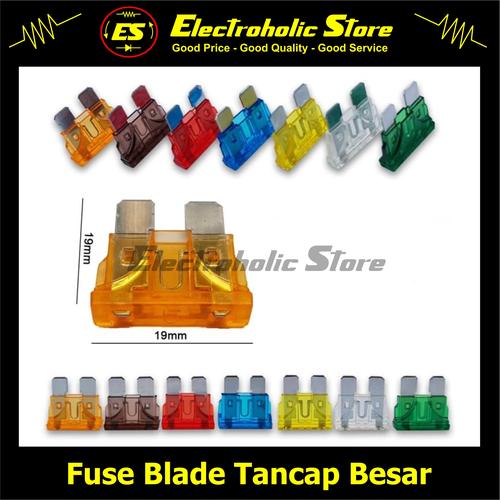 Jual Fuse Blade Tancap Besar 5 7.5 10 15 20 25 30 A Ampere Sekring ...
