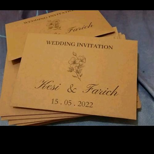 Jual Amplop Wedding Custom Design dan Ukuran Amplop Undangan Pernikahan ...