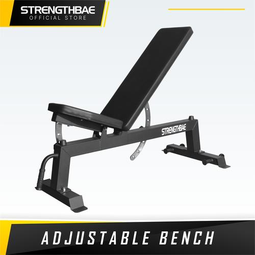 Jual Adjustable Gym Bench STRENGTHBAE - Kursi Gym Adjustable Flat ...
