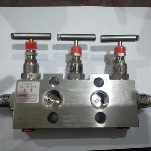 Jual 5 ways manifold flange.SS-316.Oliver.4800 psi.type Y53S/SSB ...