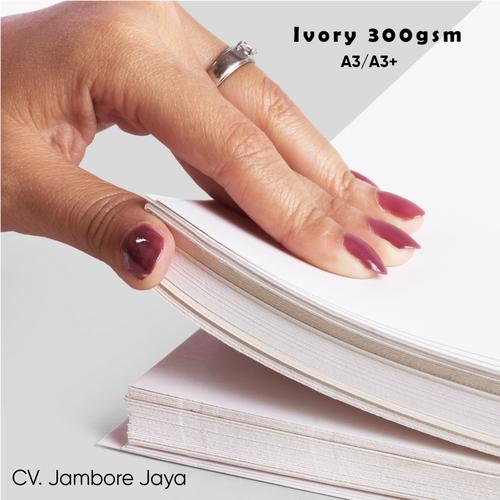 Jual Kertas Ivory Board FoodGrade / Karton Ivory 300 Gsm / 300 Gram A3 ...