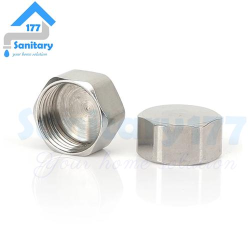 Jual Tutup pipa Stainless 1 Inch Drat Dalam-cover Penutup tutupan kran ...