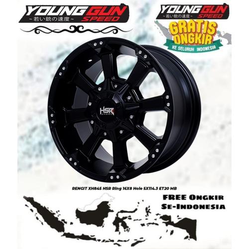 Jual Velg Mobil Offroad Ring 16 HSR RENGIT Velg R16 Terios Xtrail CRV ...