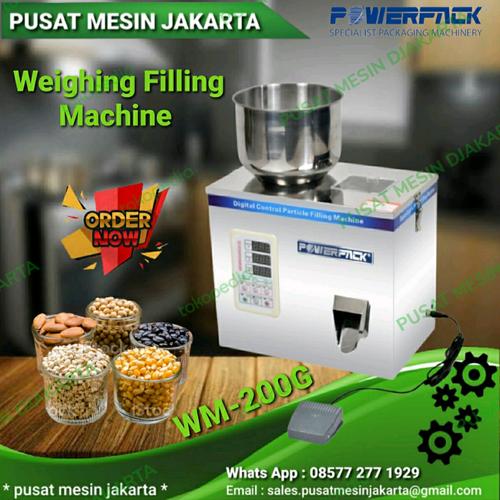 Jual WM-200G MESIN PENGISI BUBUK POWDER & GRANULE TIMBANGAN BUBUK ...