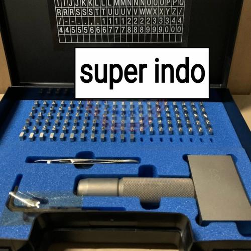 Jual Gravurem - Tempered Stamping Head / Angka & Huruf Ketok 2.5mm ...