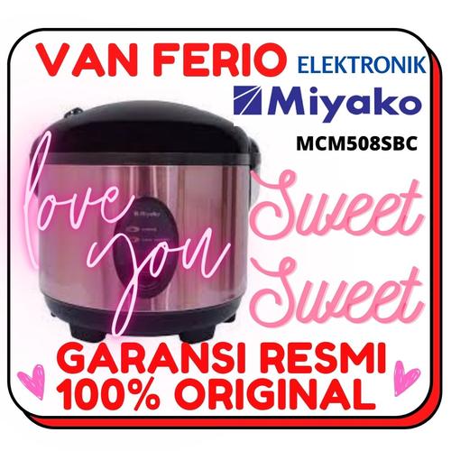 Jual Magic Com Miyako MCM508SBC Rice Cooker 3 In 1 MCM-508SBC MCM508 1 ...