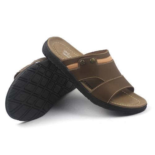 Jual sandal bapak bapak pria kulit lebaran terbaru dewasa sendal slide ...