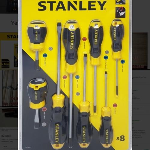 Jual STANLEY STMT66673 - OBENG PLUS MINUS SET / CUSHION GRIP ...