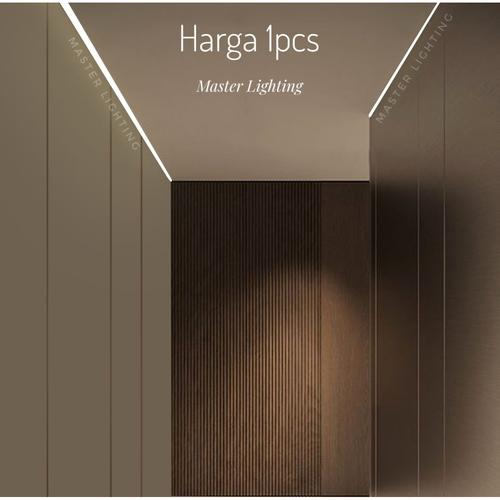 Jual Kap lampu batangan alumunium bentuk lengkung rumah strip led ...