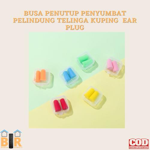 Jual Earplug Penutup Telinga Sumbat Kuping Kemasan Kotak MERAH ...