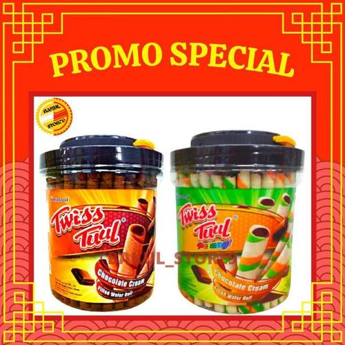 Jual Astor Twiss Tuul Chocolate Cream Wafer Roll 475 Gr Kaleng All ...