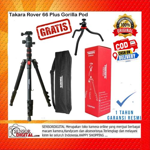 Jual Takara ROVER 66 Tripod kamera HP + Gorilla - rover 50 - OHA 25 Pod ...