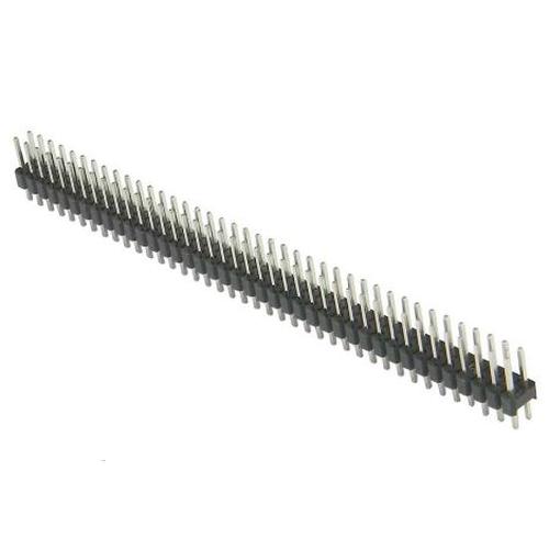 Jual Pin Header Male 2x40 80p Double Row Strip Pitch 2.54mm Type Through - Kab. Bantul ...