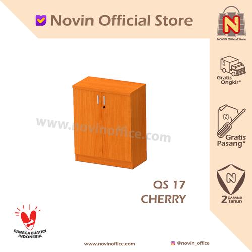 Jual Lemari Arsip Pendek Kantor Ordner - NOVIN QS 17 - Cherry - Kota ...