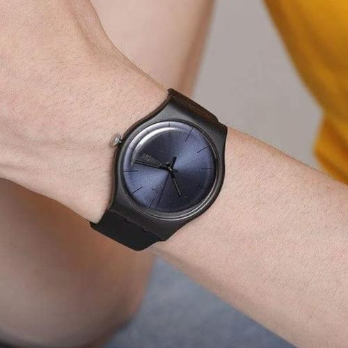 Jual JAM TANGAN PRIA SWATCH SUOB702 BLACK REBEL ORIGINAL GARANSI RESMI ...