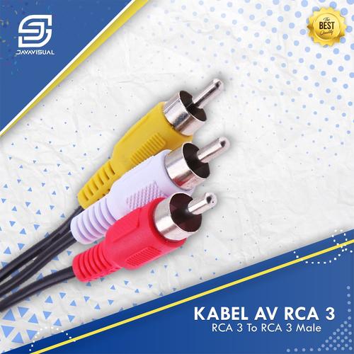 Jual KABEL AV RCA 3 to 3 male 1.5M 3M 5M 10M - Kota Denpasar ...