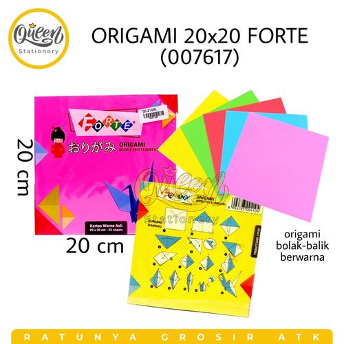 Jual ORIGAMI 20X20 FORTE KERTAS LIPAT WARNA - Kab. Bojonegoro - queen ...