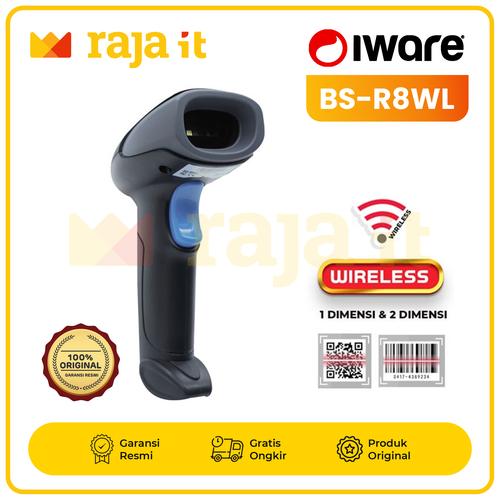 Jual IWARE Barcode Scanner R8WL + Stand QR Code R-8WL 1D 2D Wireless - Kota Surabaya - GOS ...