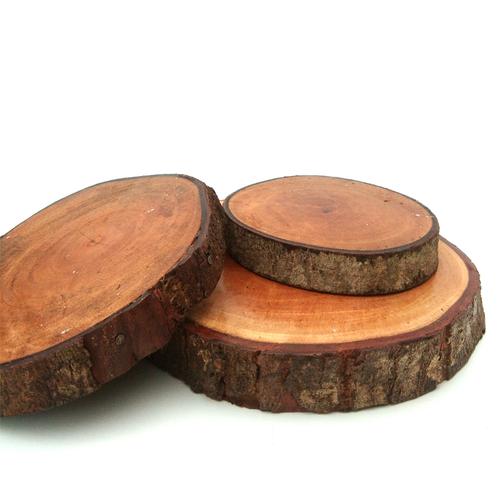 Jual Wood Slice/Potongan Kayu/Wooden Coaster/Properti Foto 12-13 cm ...