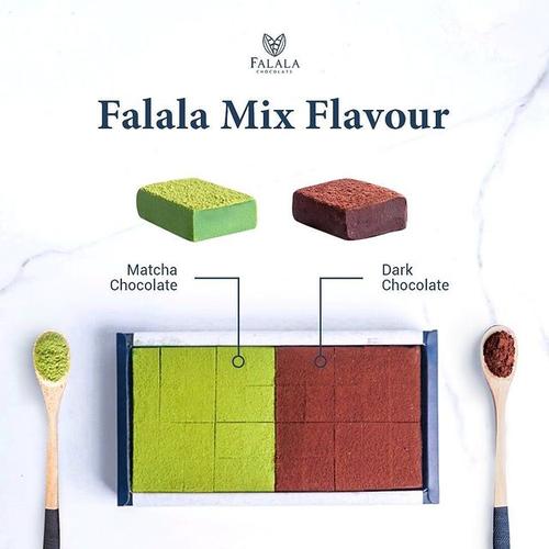 Jual Falala Mix (Dark & Matcha) Chocolate | Japanese Nama Chocolate ...