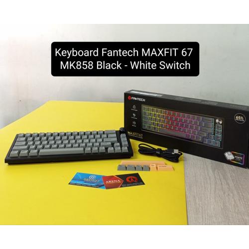 Jual Keyboard Fantech MAXFIT 67 MK858 Black - White Switch - Kota ...
