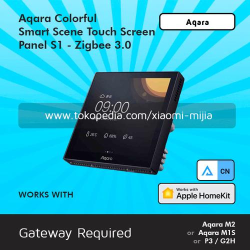 Jual Aqara Colorful Smart Scene Touch Screen Switch Panel S1 - Zigbee ...