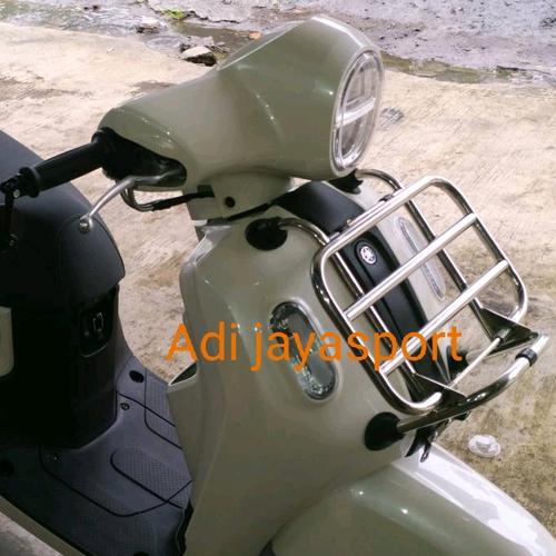 Jual aksesoris Yamaha fazzio hybrid front rack - Putih - Kota Bandung ...
