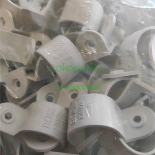 Jual BOSS Klem Pipa Conduit 25mm Putih Clem Pipa Conduit Pvc - Jakarta ...