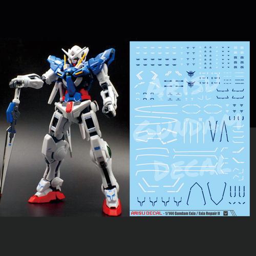 Jual Water Slide Decal Gundam Exia & Exia Repair II HG RG 1/144 Arisu ...