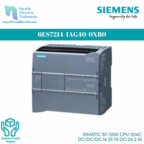 Jual Siemens Simatic 1214C S7-1200 6ES7 214 / 6ES7214-1AG40-0XB0 14DI ...
